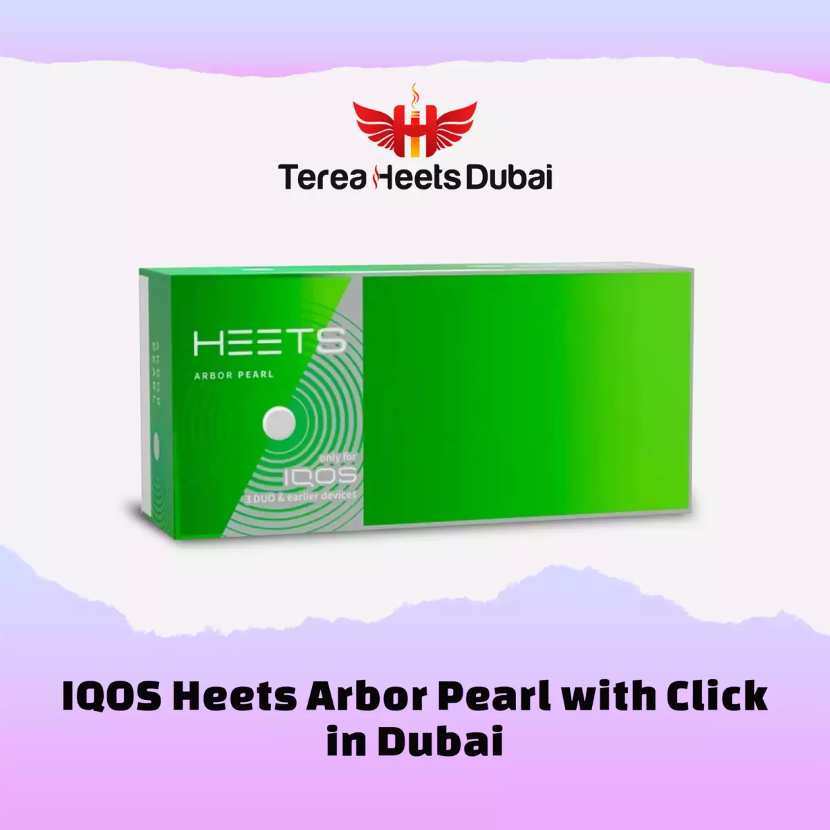 IQOS Heets Arbor Pearl with Click in Dubai